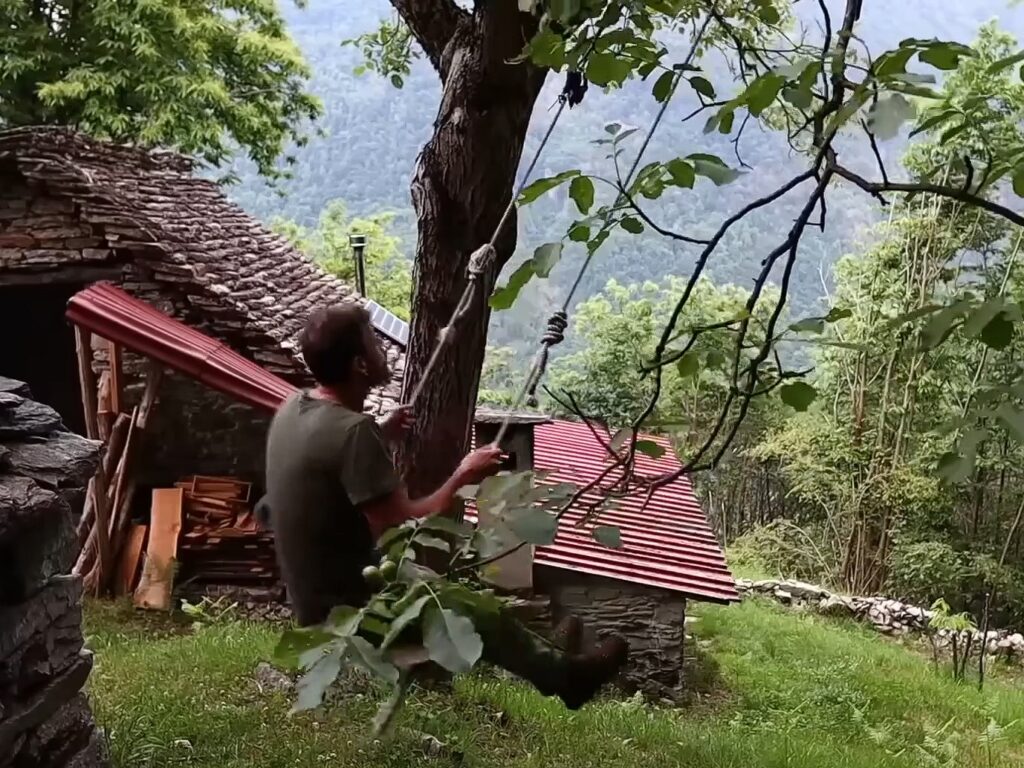 Man buys remote stone cabin ruins for $8k then rebuilds it by hand into ...