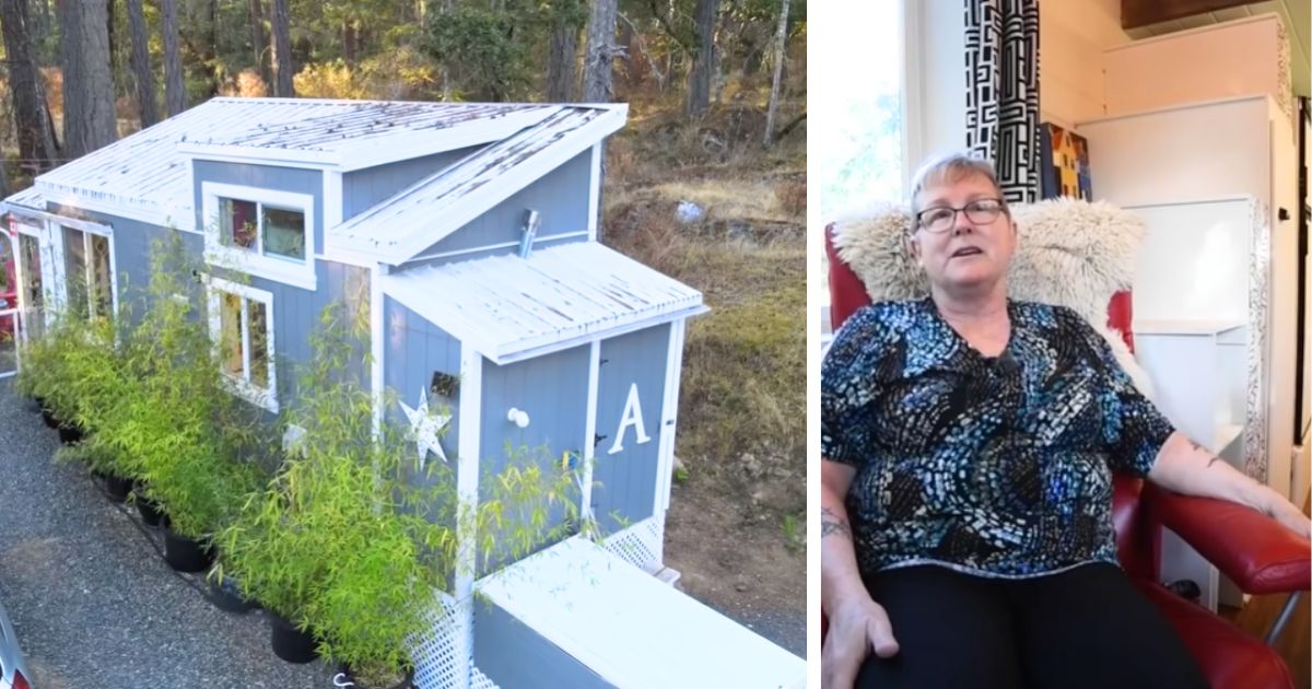 Retired woman with ‘little savings’ builds innovative tiny home and ...