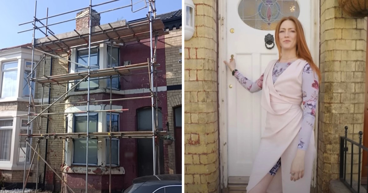 Woman buys old crumbling house for $1 and turns it into gorgeous home ...