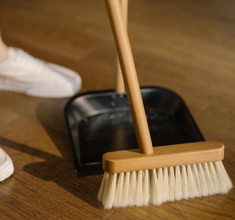 Put a plastic bag over your broom for a hack you’ll wish you knew sooner