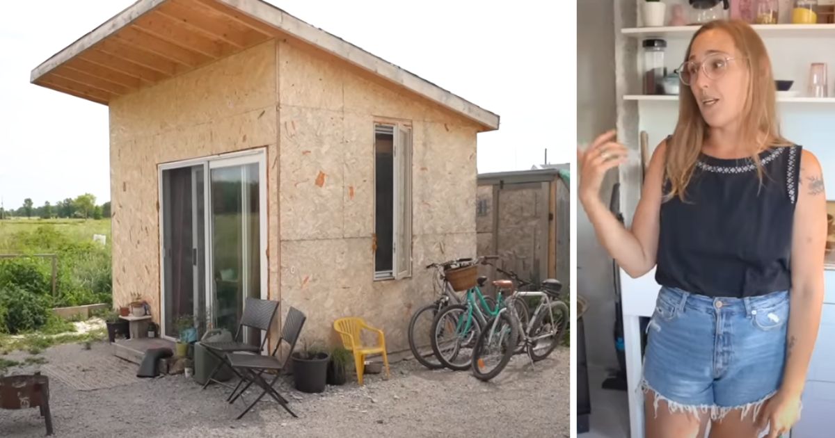 Recently divorced woman moves into 10’x11′ shed and coverts it into ...
