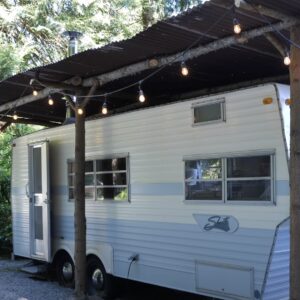 Girl buys 1970’s trailer and turns it into an incredible home on wheels