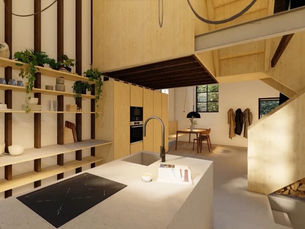 Woman turns run-down old chapel into spectacular 3-bedroom home