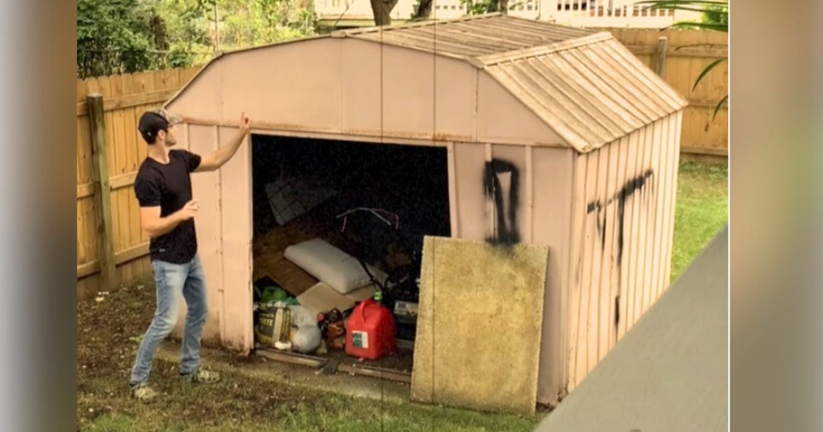 Man turns falling-down structure into ‘world’s nicest shed’ for $5,000 ...