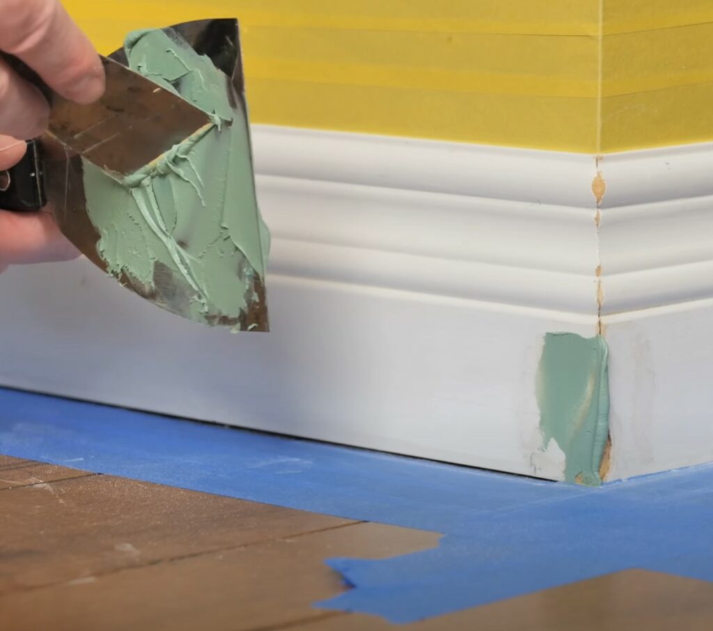 “Funny Carpenter” shows how quick unsightly chips in baseboards can be ...