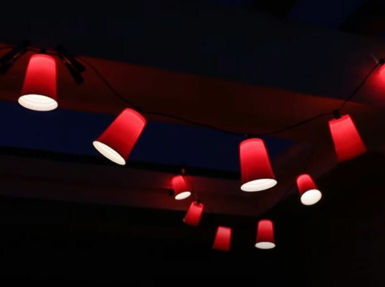 Pop holes into red Solo cups and grab string lights for “perfect party ...