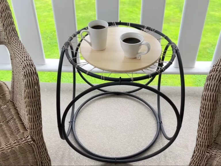 Homeowner lays out 6 hula hoops and glues them end to end for magazine ...