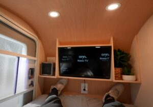 Man builds incredible one-person camper that can be taken anywhere