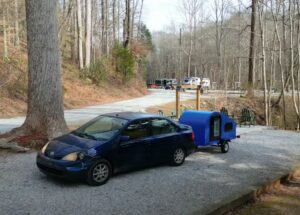 Man builds incredible one-person camper that can be taken anywhere