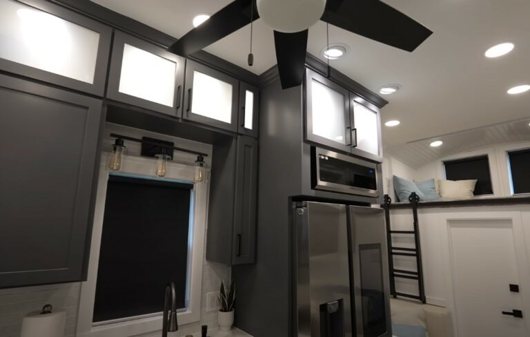 Young couple turns old school bus into an eye-popping luxury tiny home