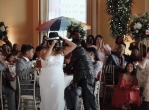 Bride and dad throw on Michael Jackson props and give everyone show ...